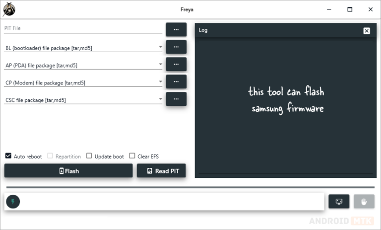 Freya Flash Tool for Windows (Samsung Flash Tool)