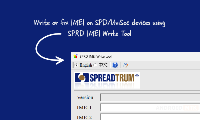 SPRD IMEI Write Tool for Windows